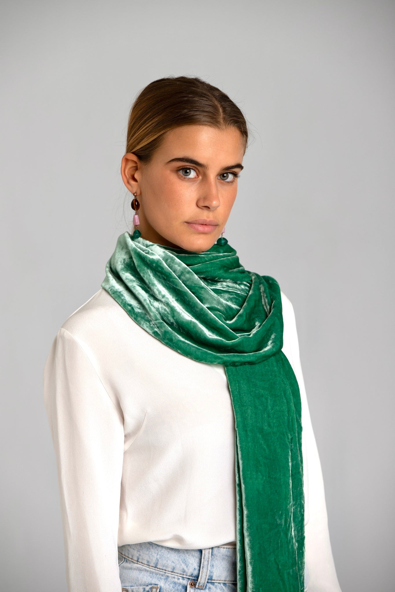 Green basil scarf – unpradorosa
